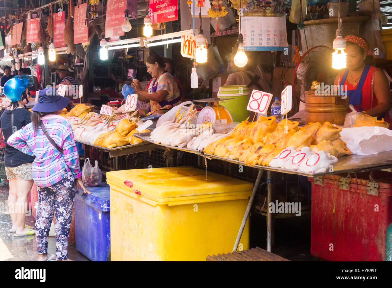Thailand meat market hi-res stock photography and images - Alamy