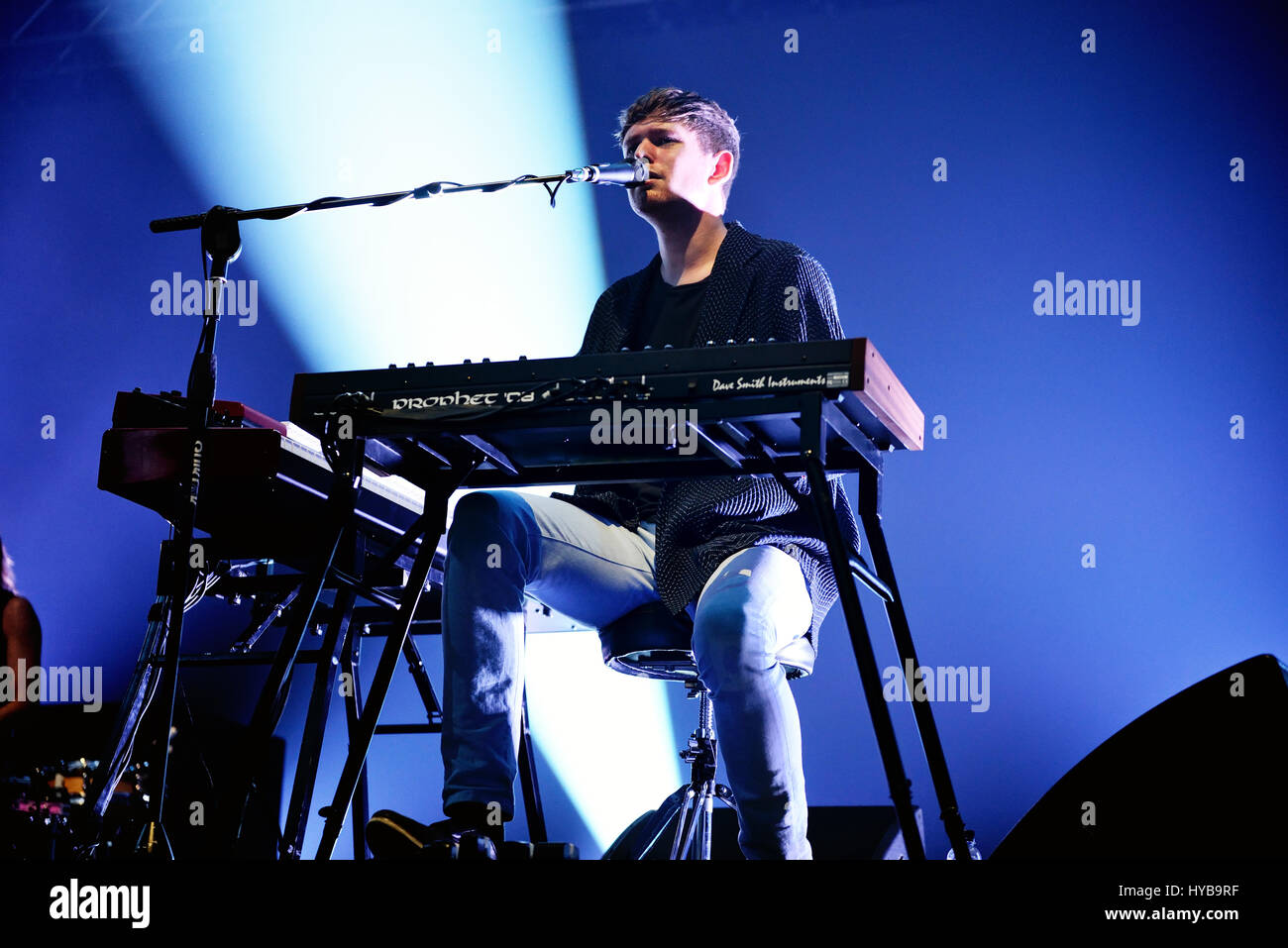 BARCELONA - JUN 17: James Blake (band) perform in concert at Sonar ...