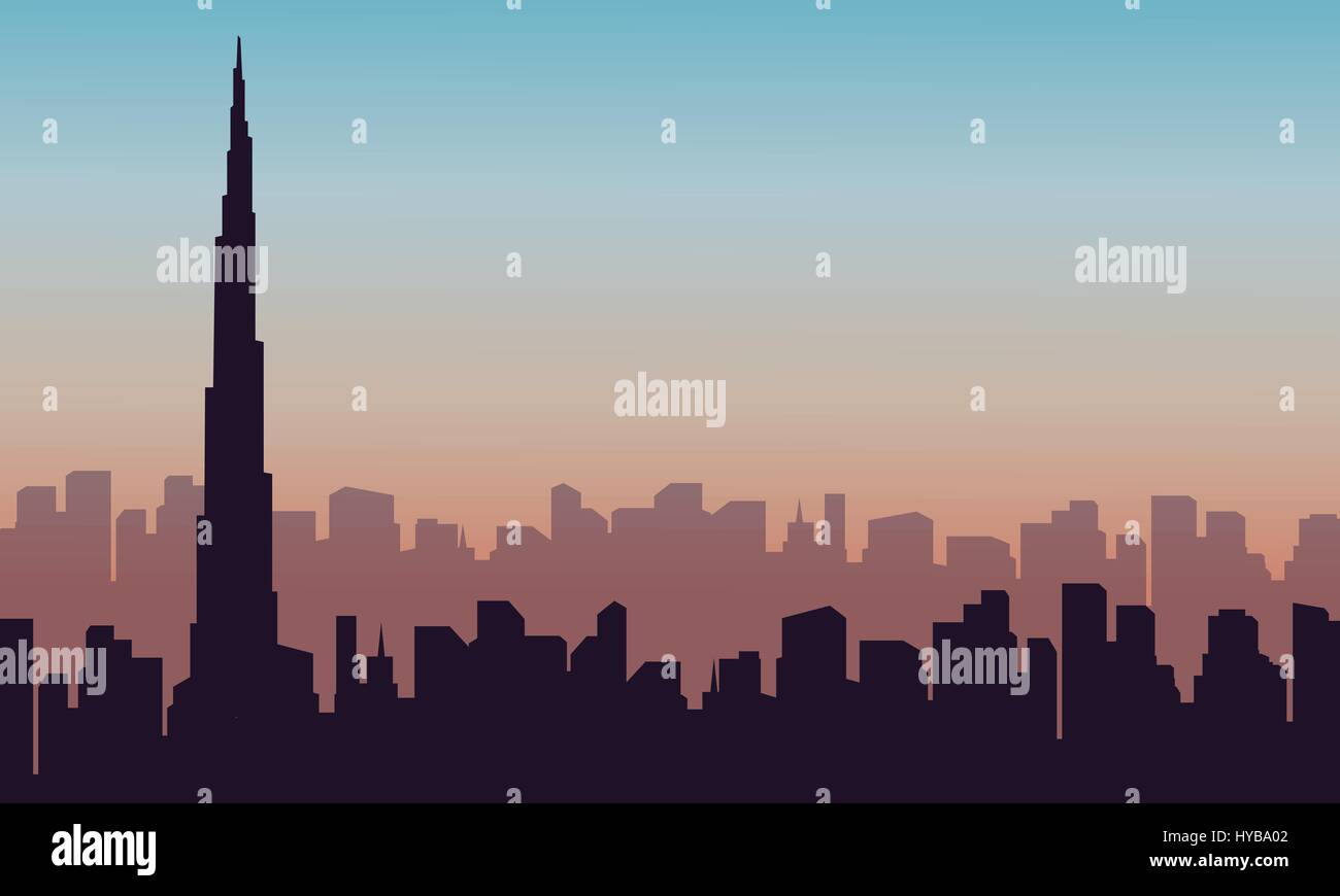 Arab silhouette buildings Stock Vector Images - Alamy