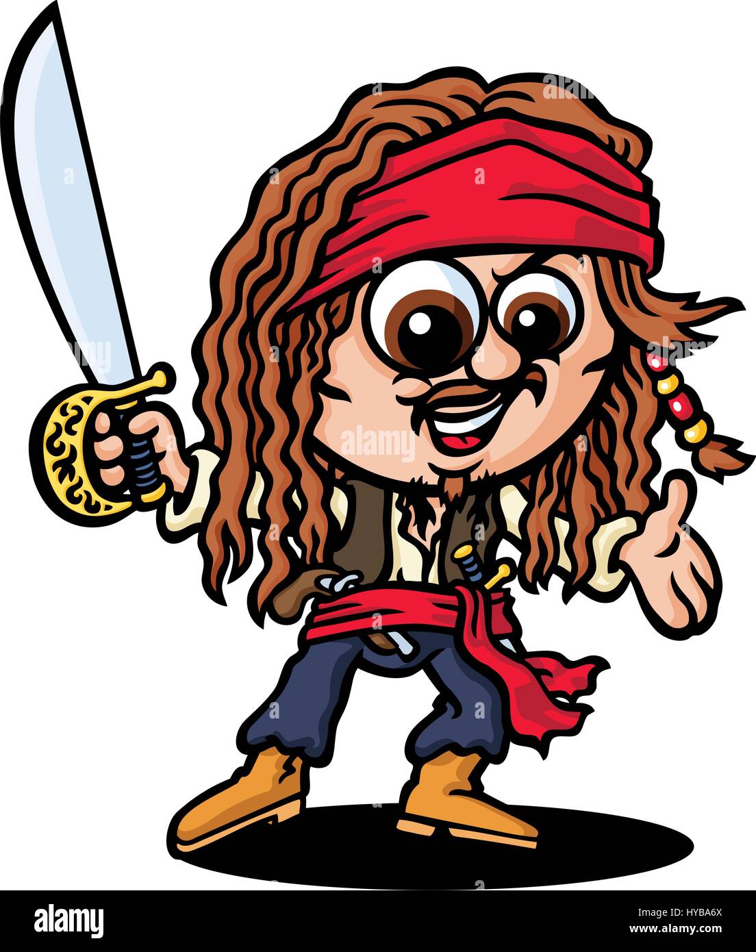 Pirate. Vector Illustration Stock Vector Image & Art - Alamy