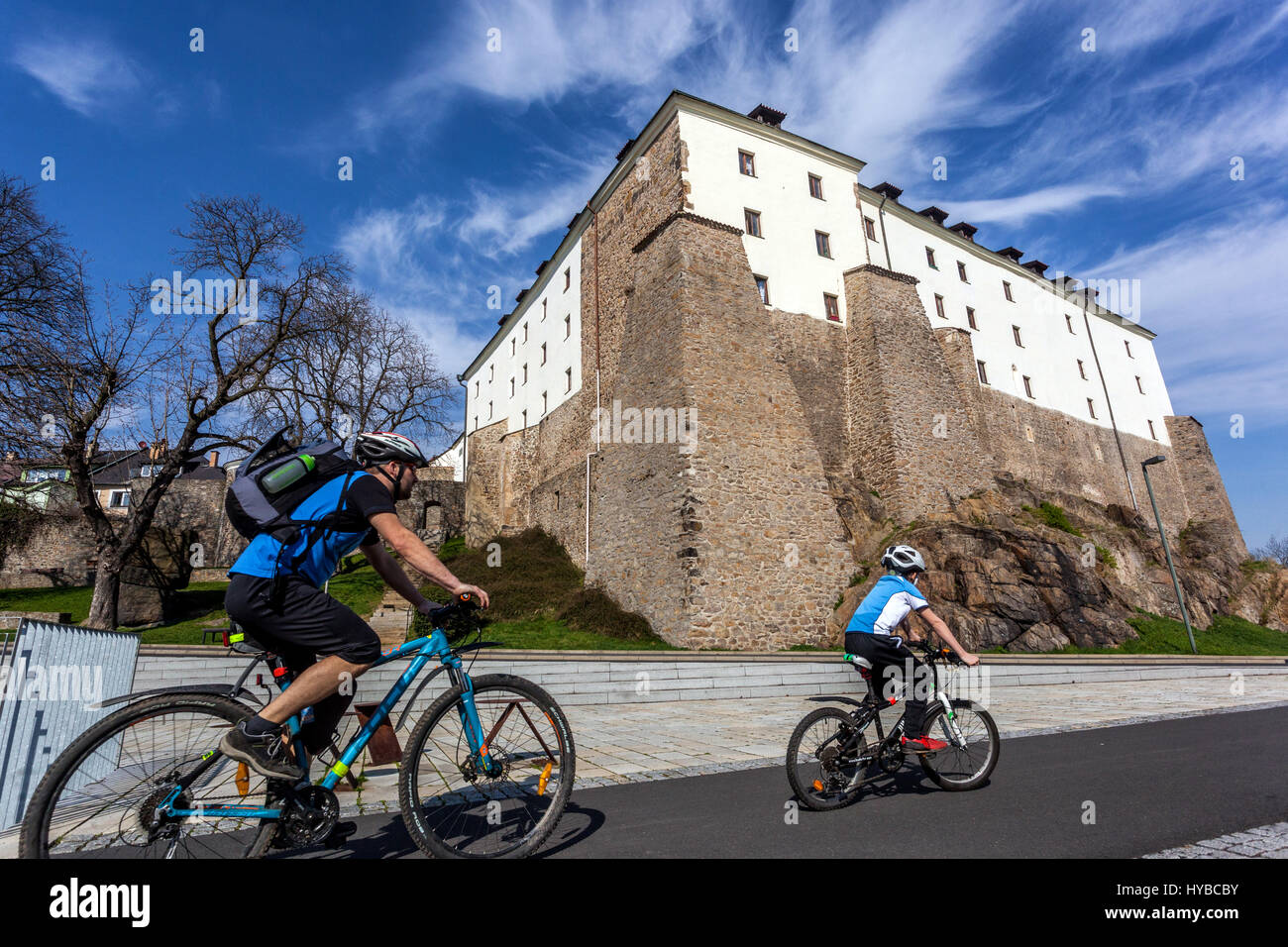 Czech castle cycling hi-res stock photography and images - Alamy