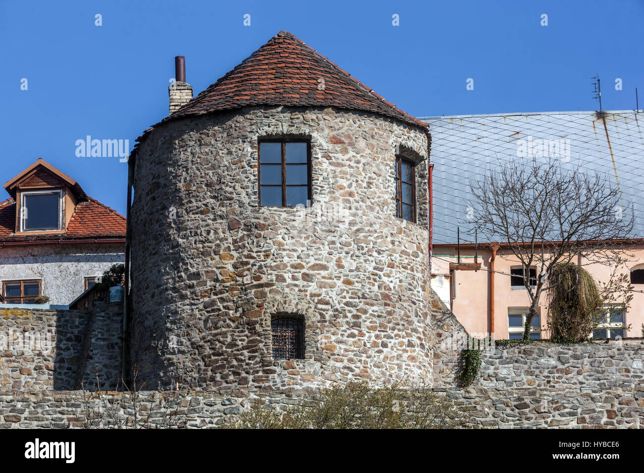 Gothic city walls kadan northern hi-res stock photography and images ...
