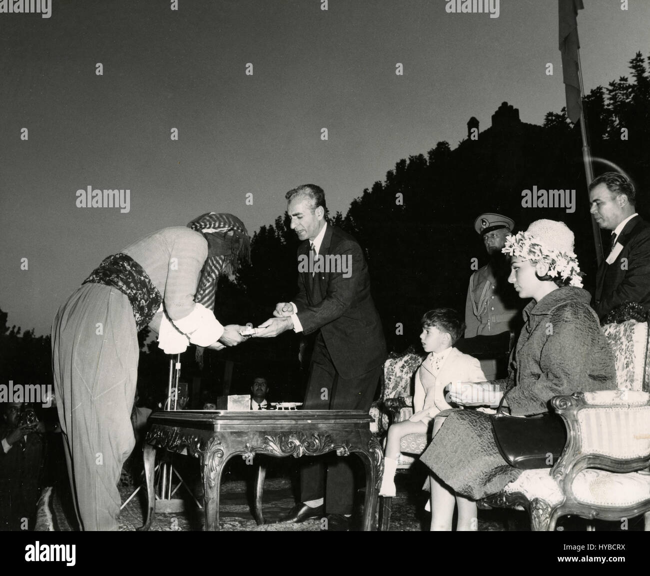 Shah Mohammad Reza Pahlavi and the Iranian royal family, Tehran, Iran ... Shah Mohammad Reza Pahlavi and the Iranian royal family, Tehran, Iran ...