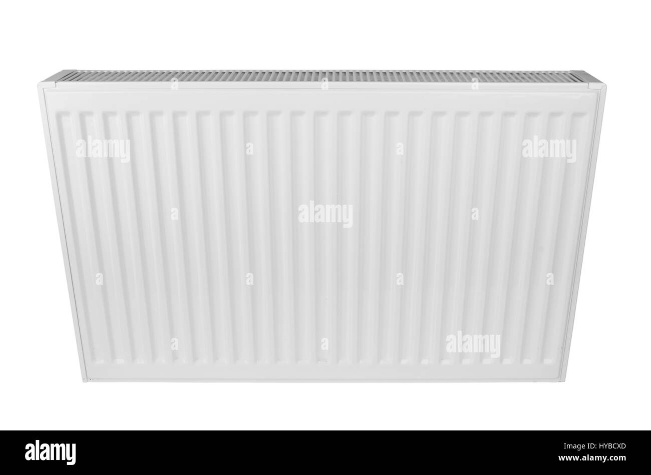 White heating radiator isolated on white background Stock Photo - Alamy