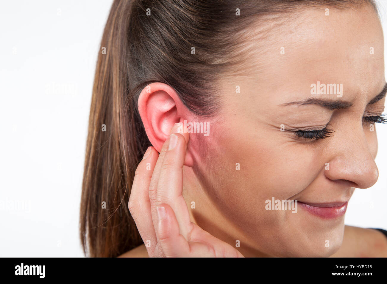 Inflamed ear hi-res stock photography and images - Alamy
