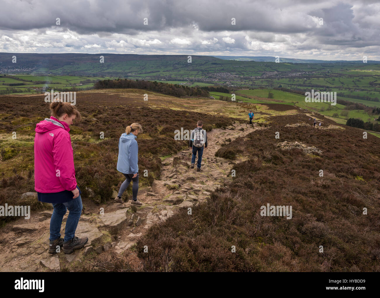 Beautiful Spring day in the Yorkshire Dales near Ilkley and Bolton ...
