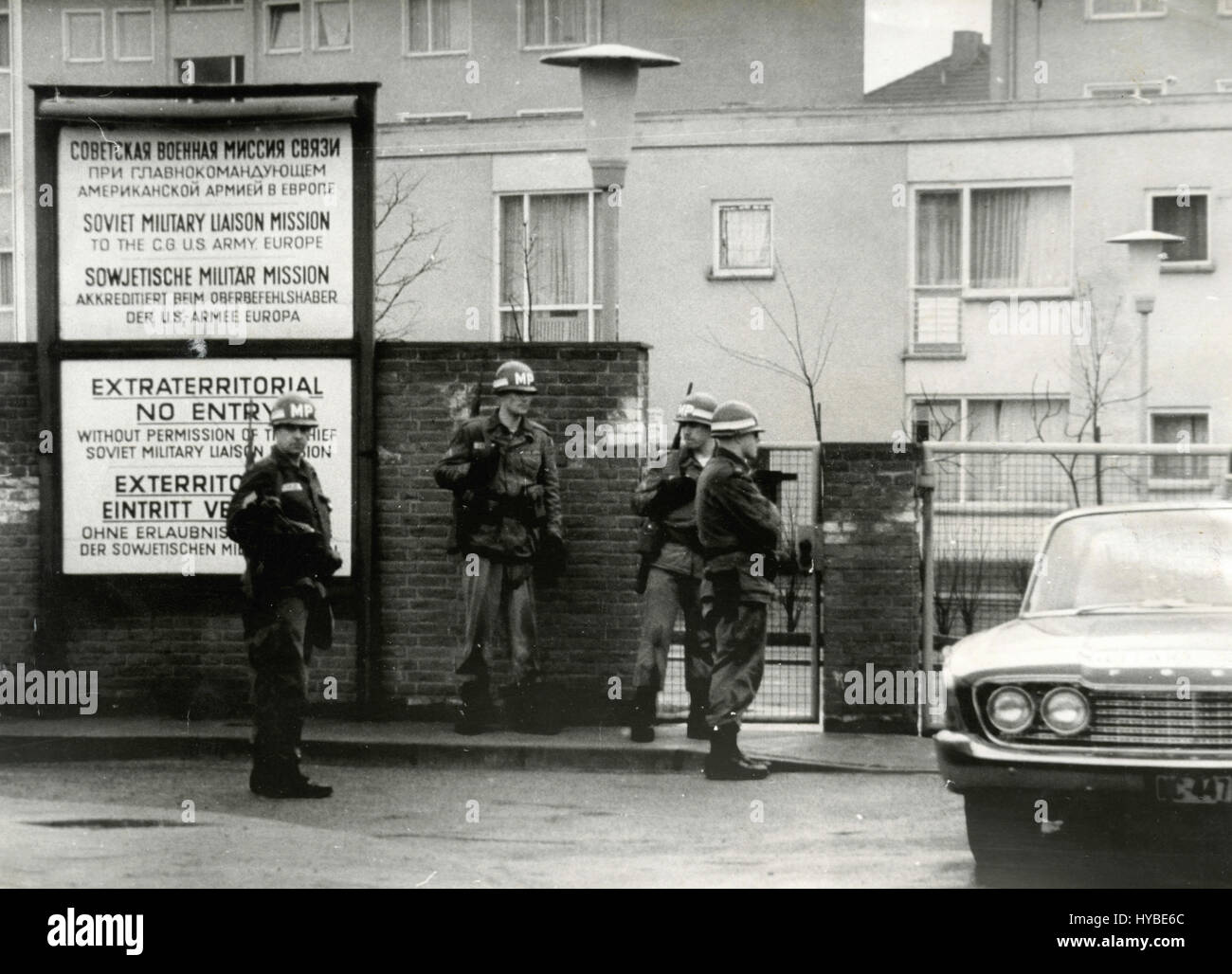 The building of the Soviet military liaison mission to the CG US Army ...