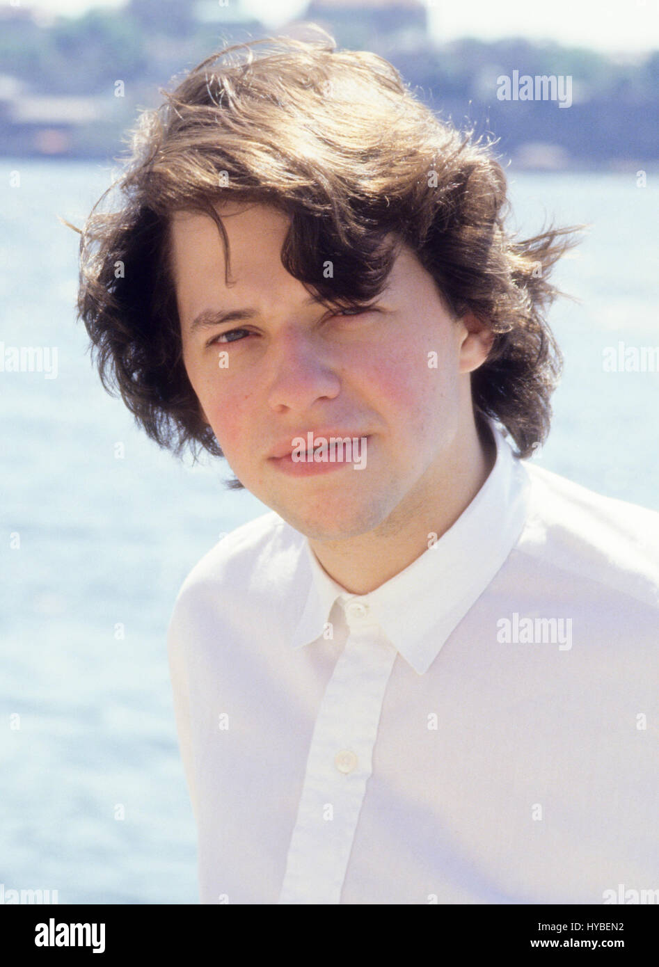 JON CRYER American actor visiting Stockholm 1986 Stock Photo - Alamy