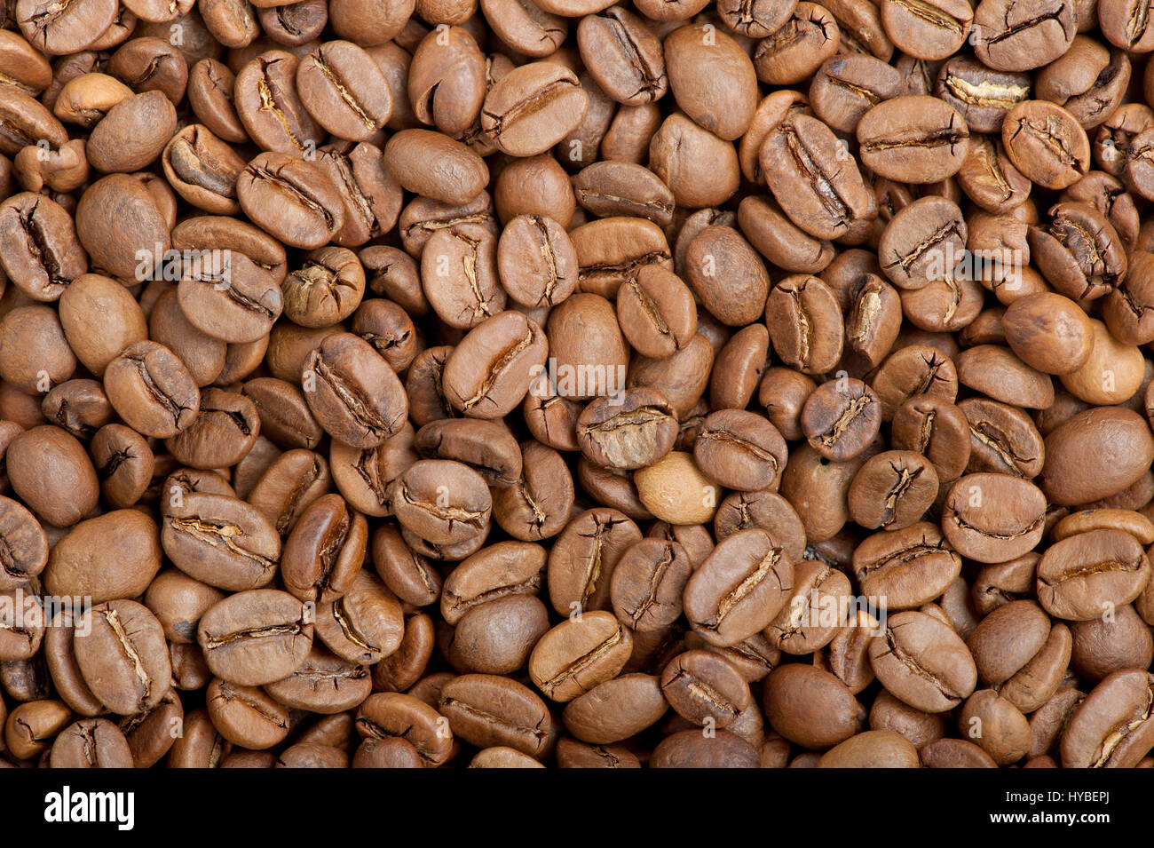 Coffee beans closeup background Stock Photo - Alamy