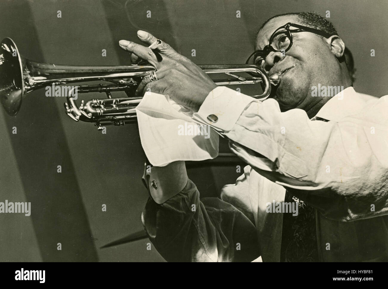 American trumpeter Louis Armstrong Stock Photo - Alamy