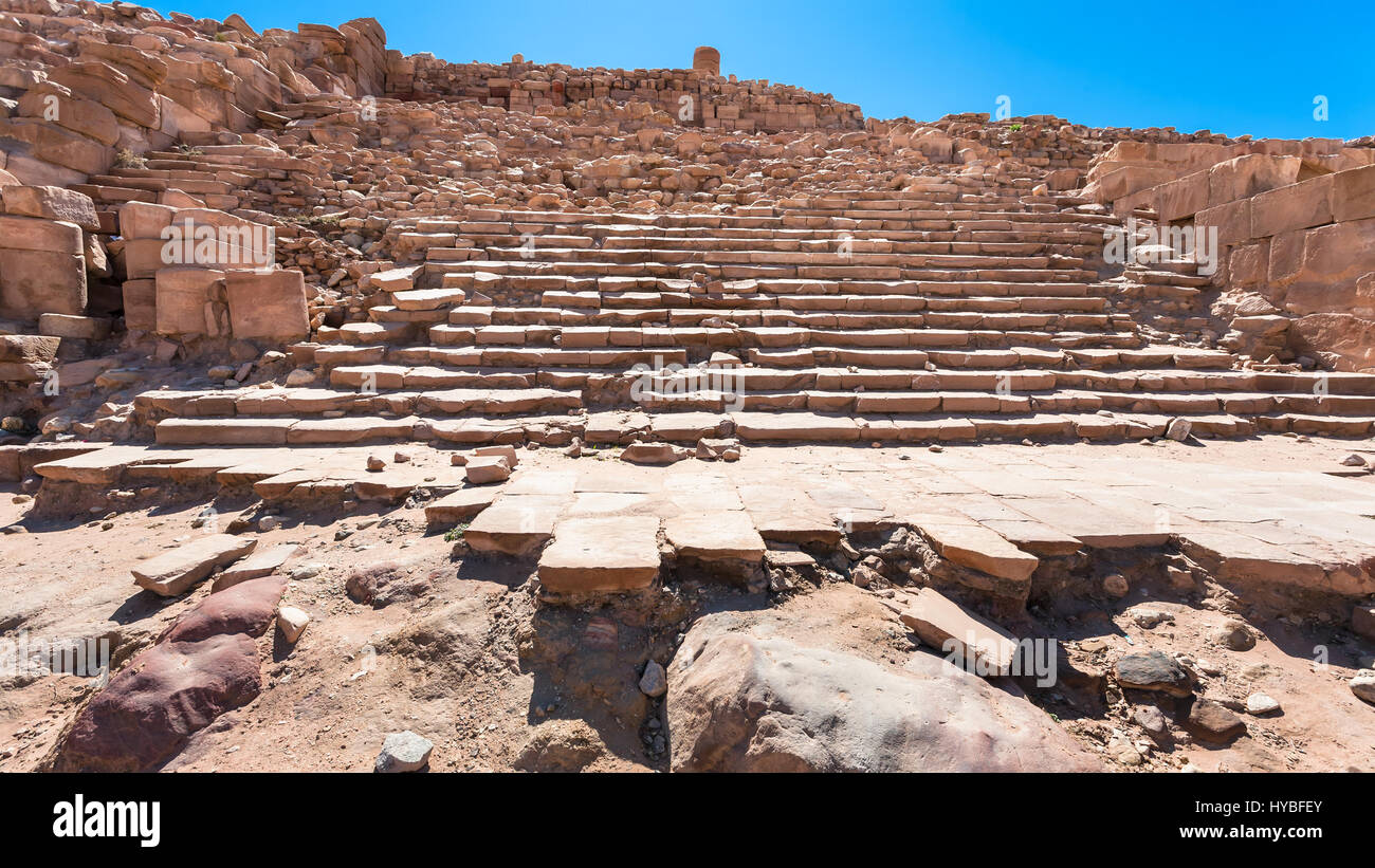 Travel to Middle East country Kingdom of Jordan - steps in ancient ...