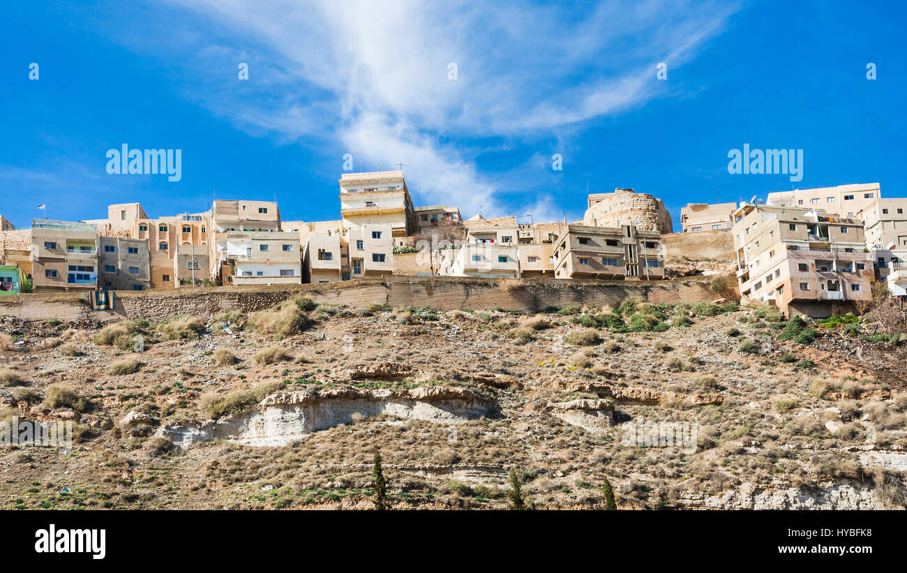 Travel to Middle East country Kingdom of Jordan - bottom view of Al ...