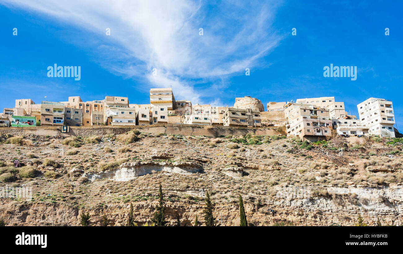 Travel to Middle East country Kingdom of Jordan - bottom view of Al ...