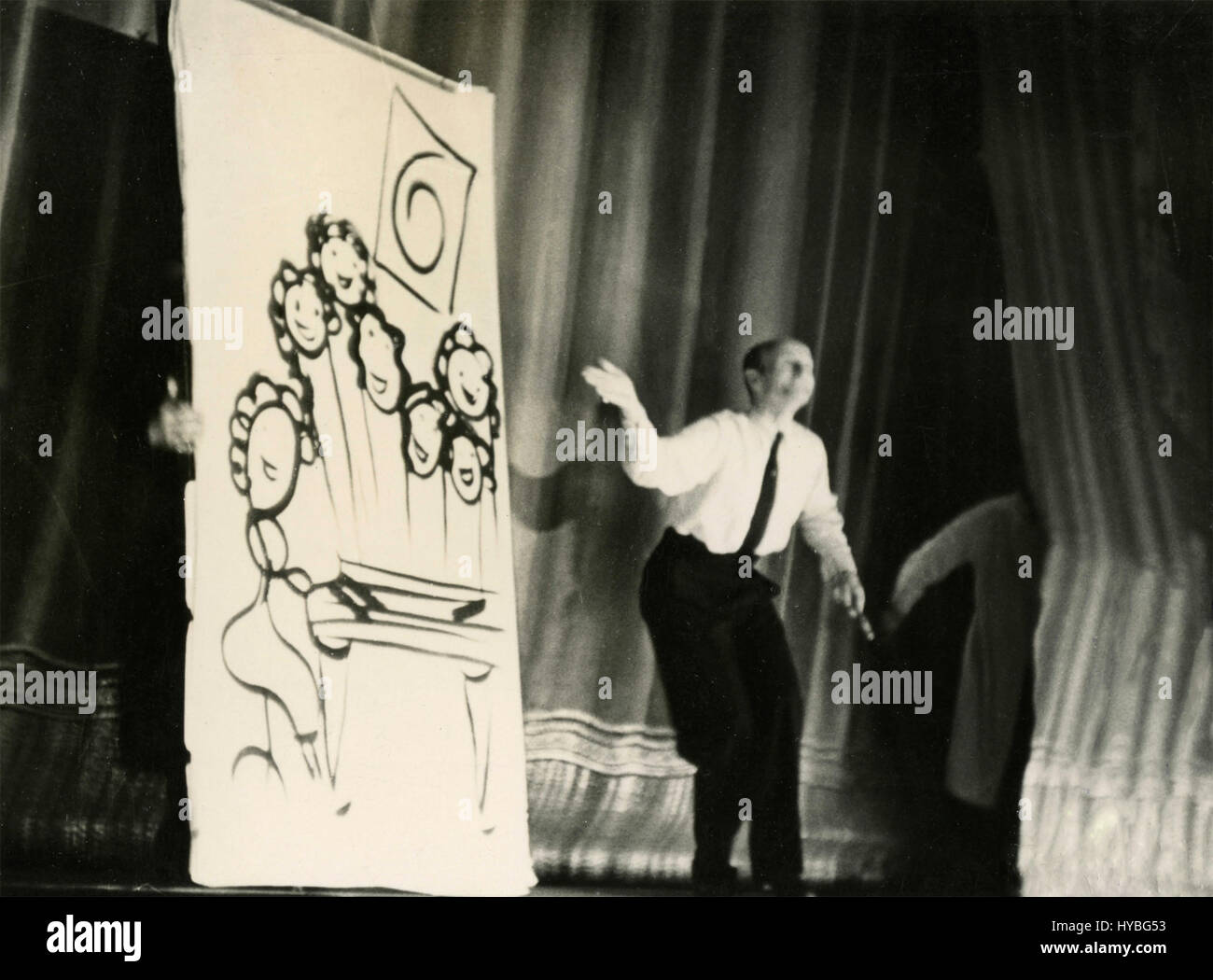 Actor at the theatre, Wien, Austria Stock Photo - Alamy