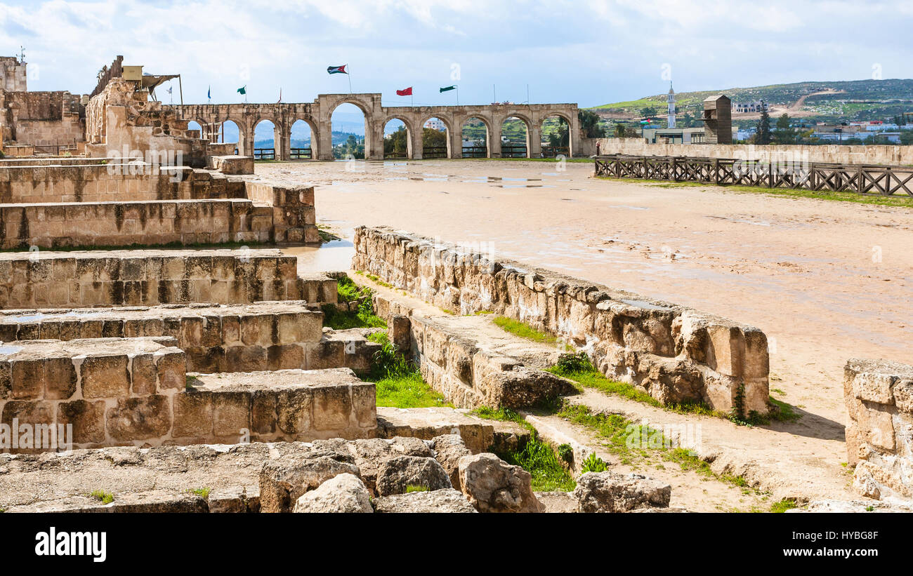 Travel to Middle East country Kingdom of Jordan - arena of circus ...