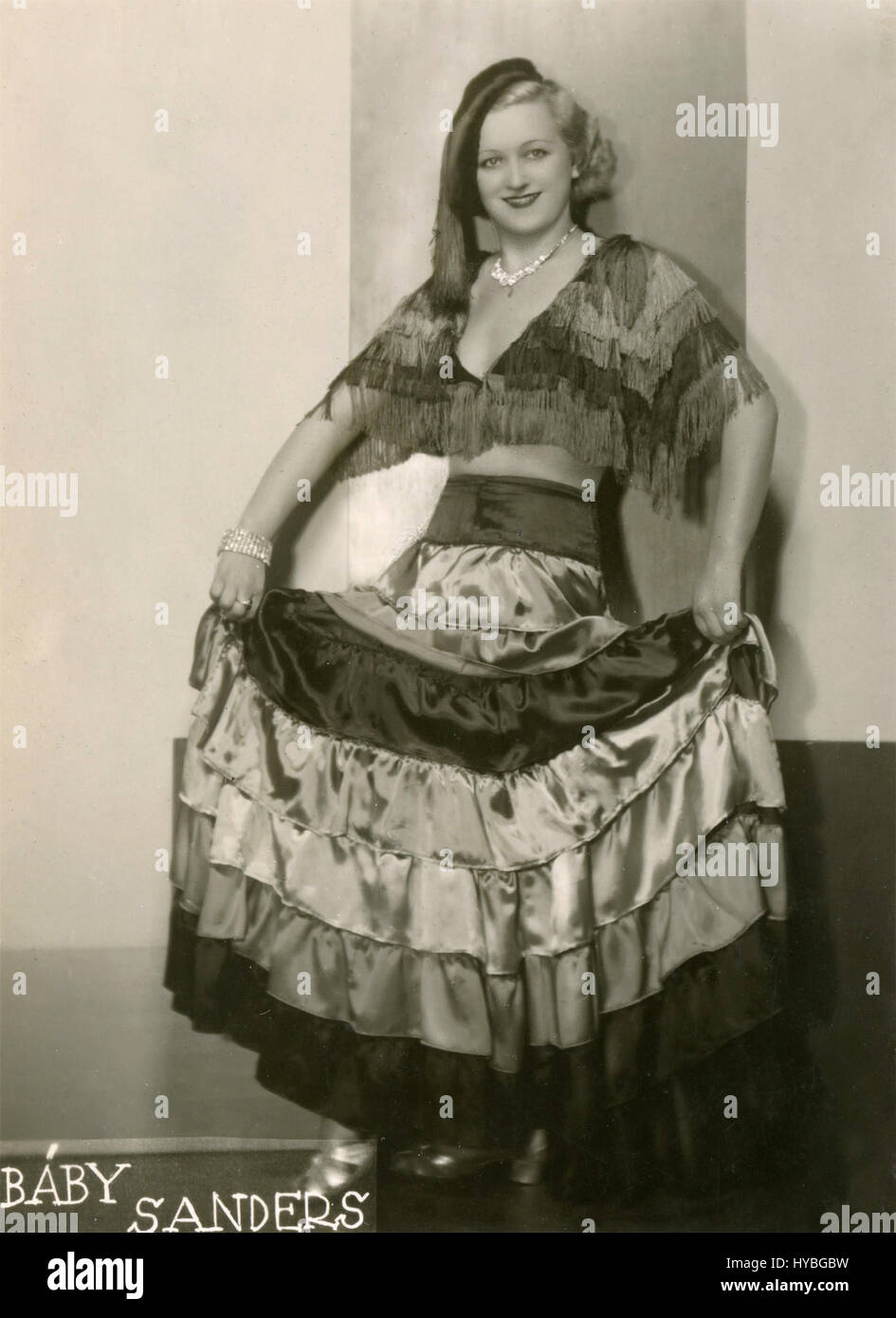 Baby Sanders, burlesque dancer Stock Photo - Alamy