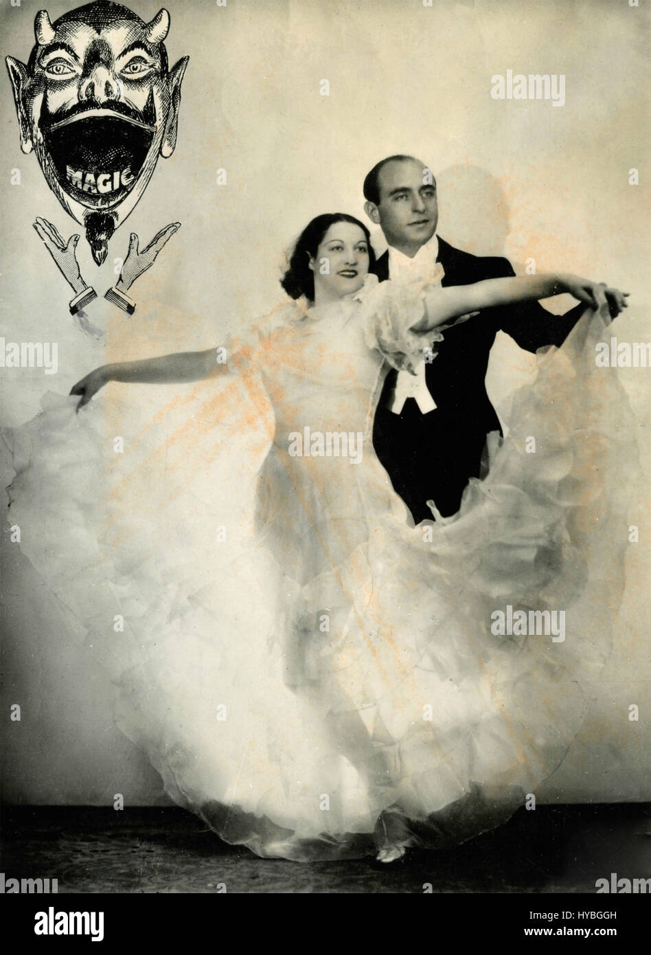 Iva and Sandro, Italian magicians Stock Photo - Alamy