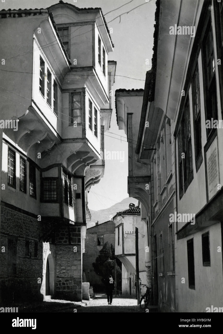 The streets of Ohrid, Macedonia Stock Photo - Alamy