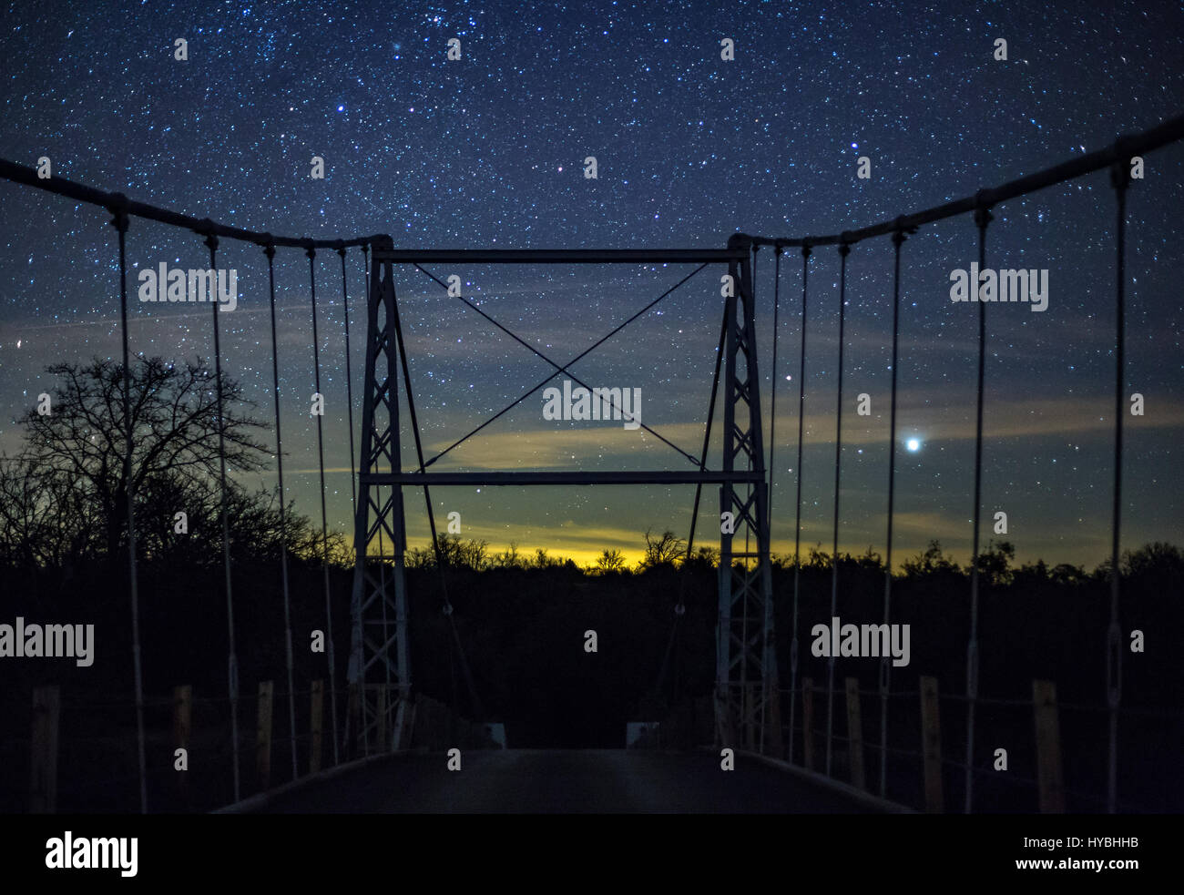 Bridge and Stars Stock Photo - Alamy