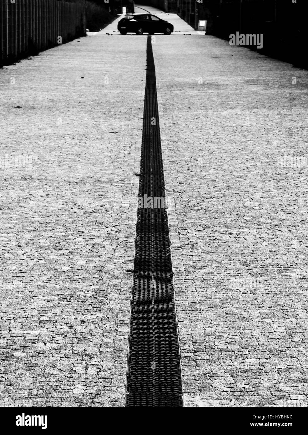 Stopped car Black and White Stock Photos & Images - Alamy