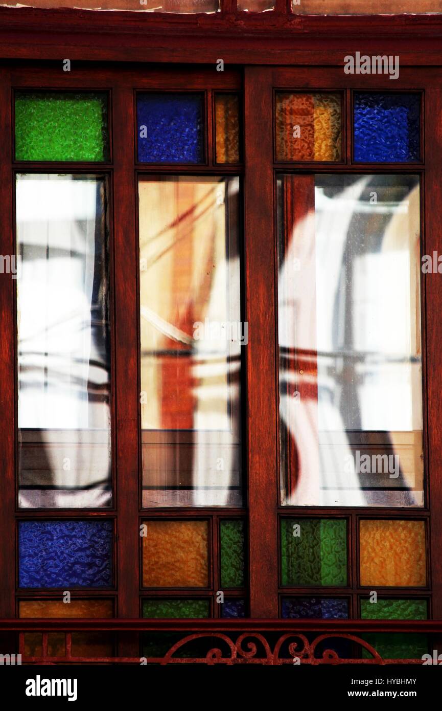 Reflection stained glass window hi-res stock photography and images - Alamy