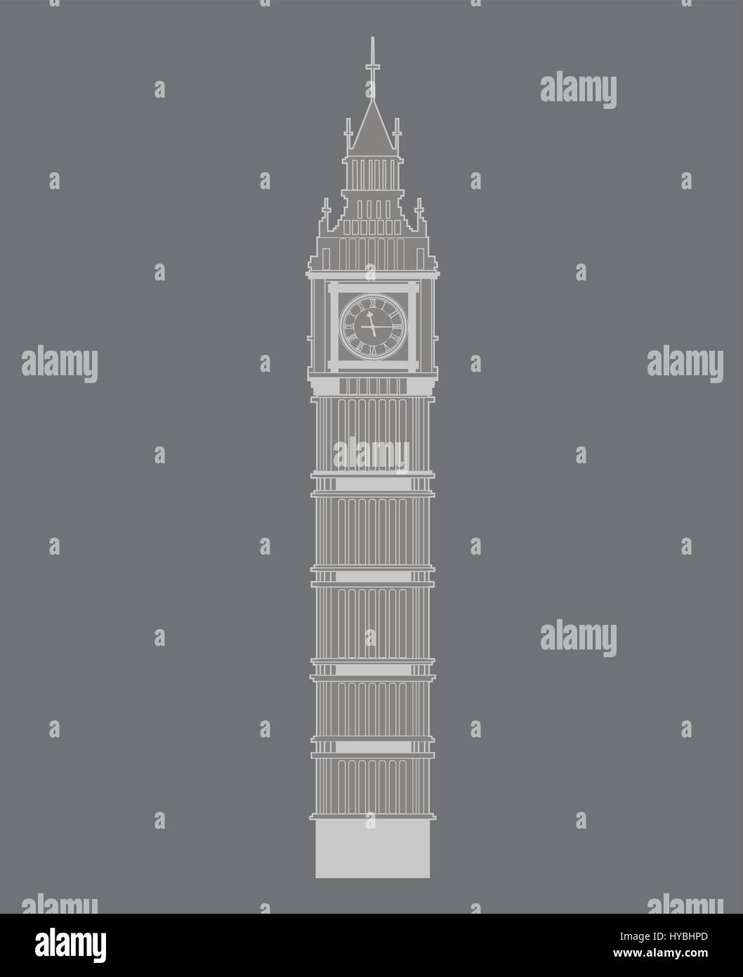 Big Ben vector Stock Vector Image & Art - Alamy