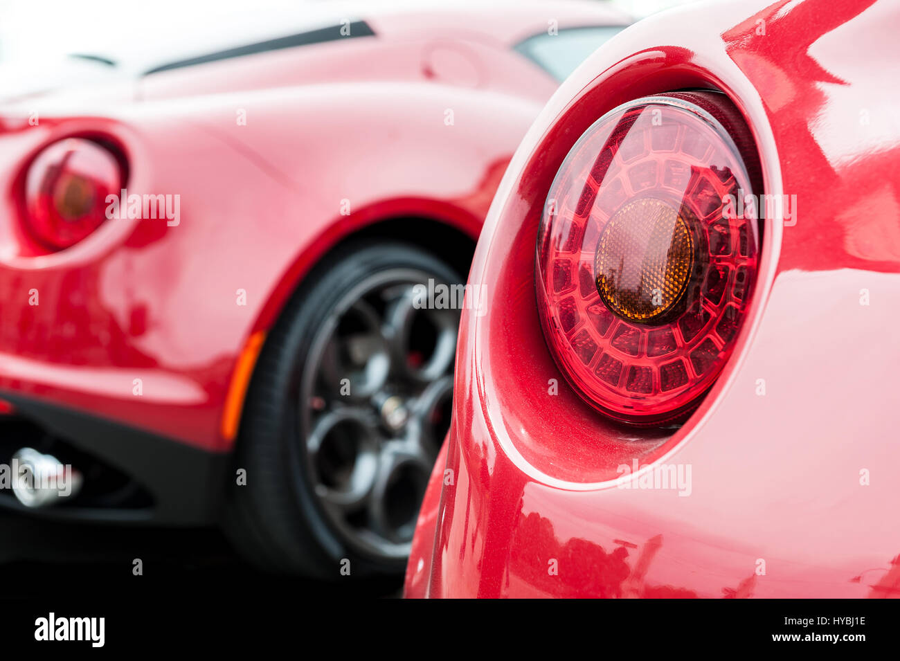 Supercar tail lights detail hi-res stock photography and images - Alamy