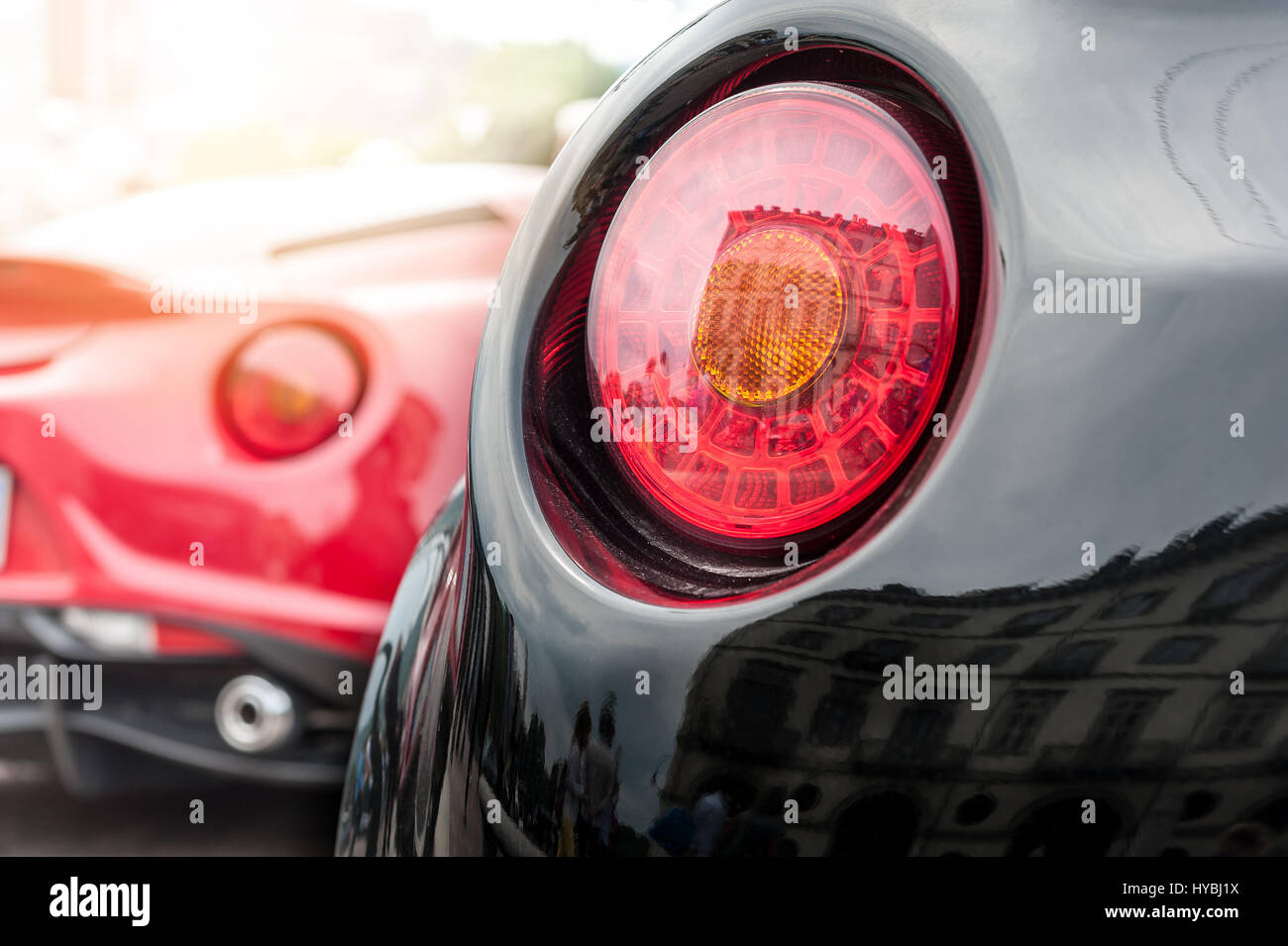 Supercar tail lights detail hi-res stock photography and images - Alamy