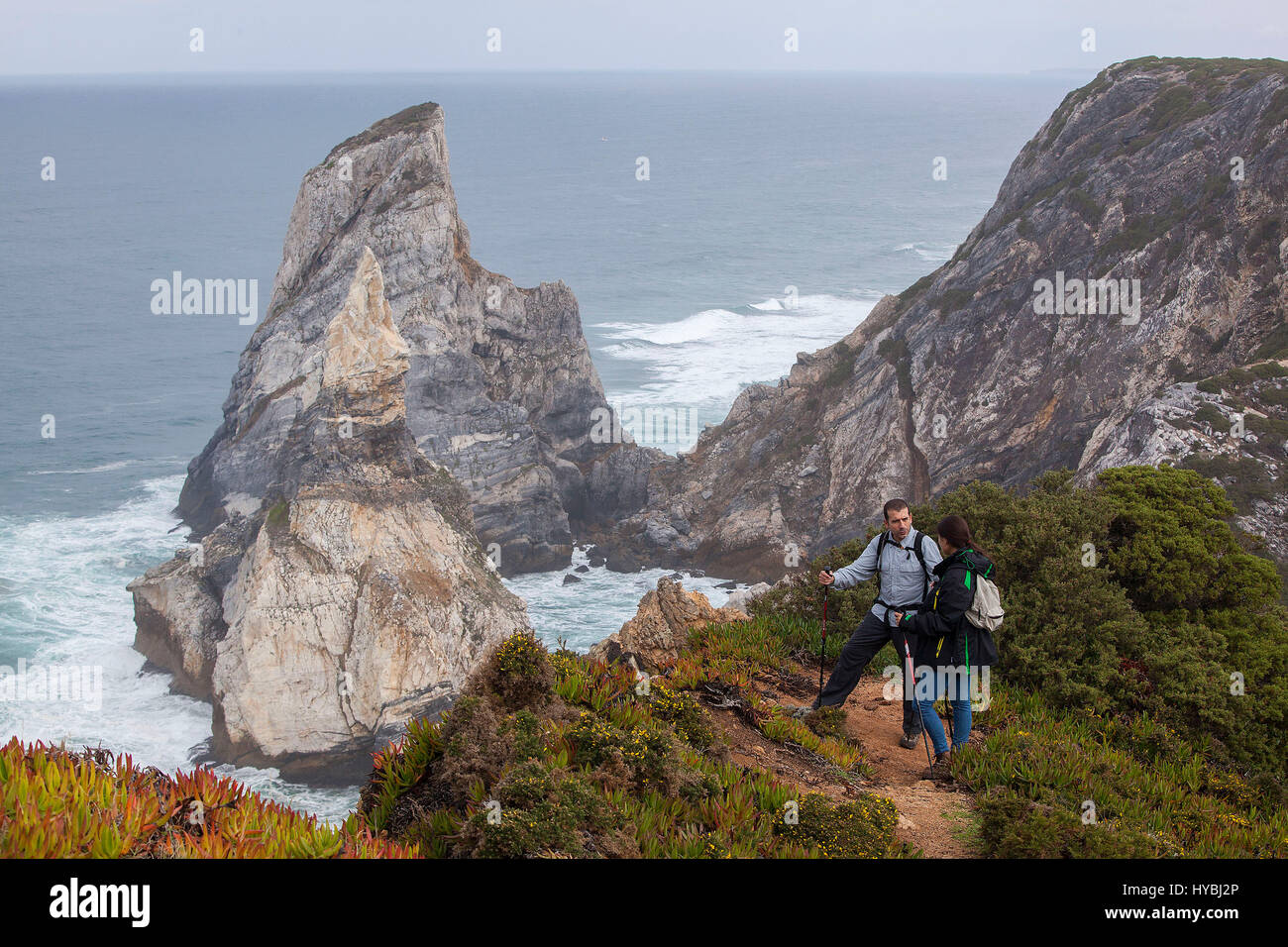 Hiking in Boca da Roca Stock Photo - Alamy