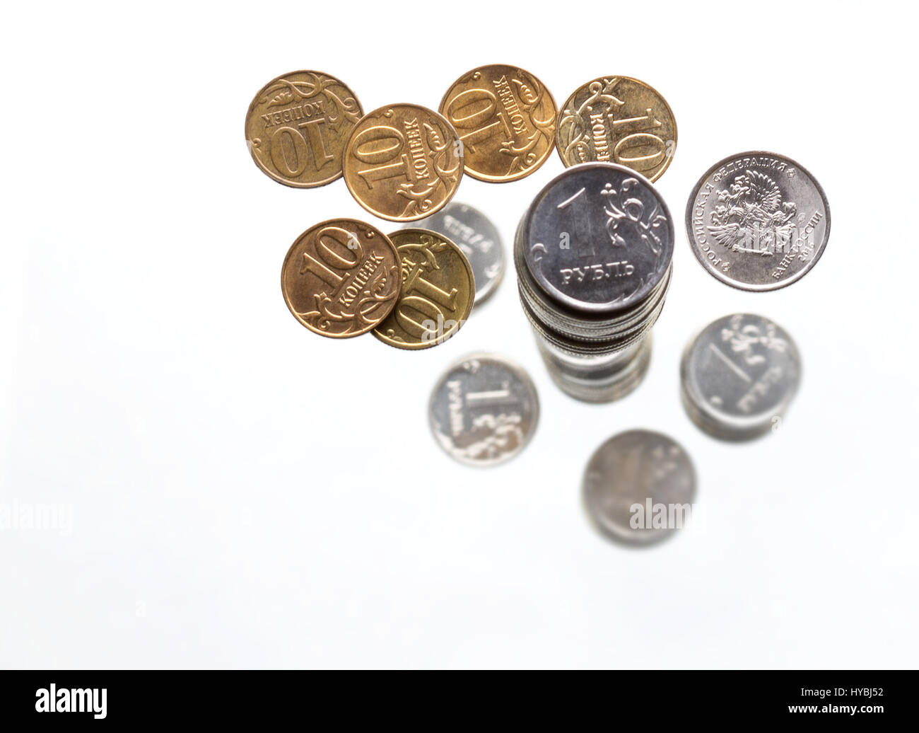 Handful loose change hi-res stock photography and images - Alamy