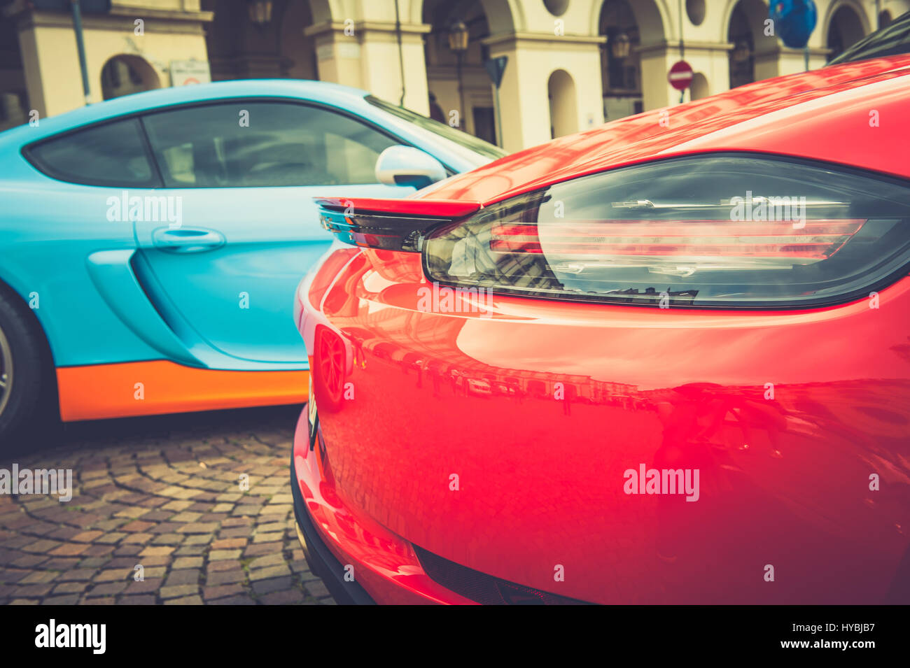 Supercar tail lights detail hi-res stock photography and images - Alamy