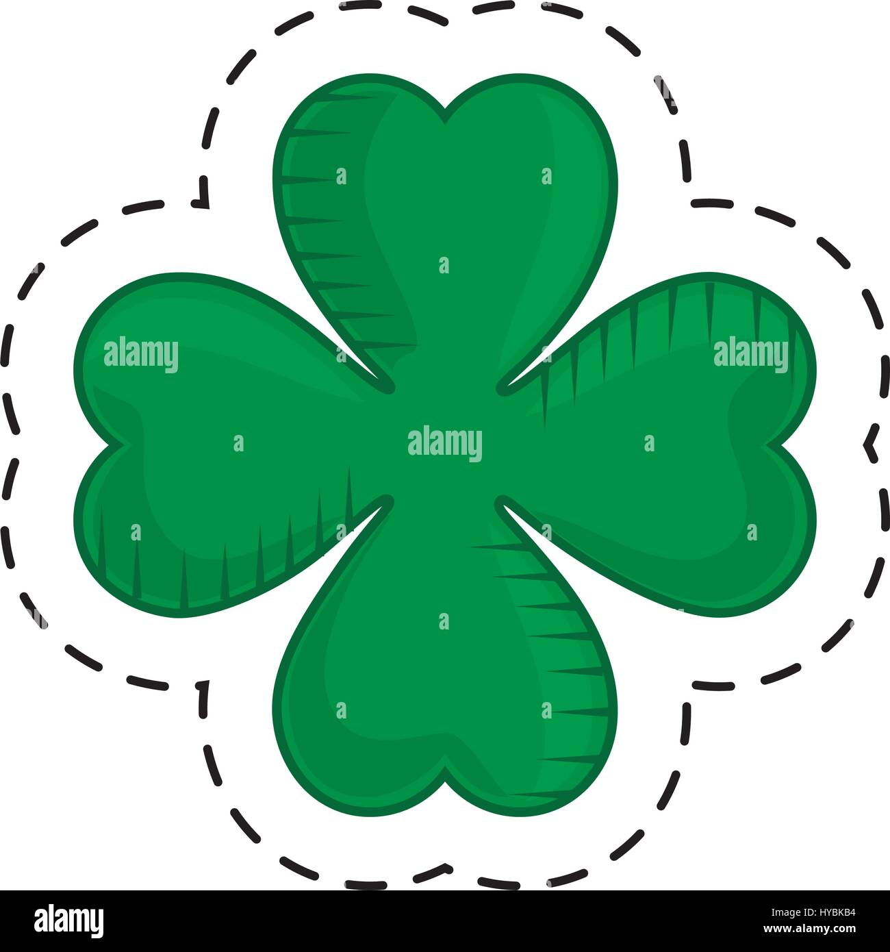saint patrick clover leaf Stock Vector Image & Art - Alamy