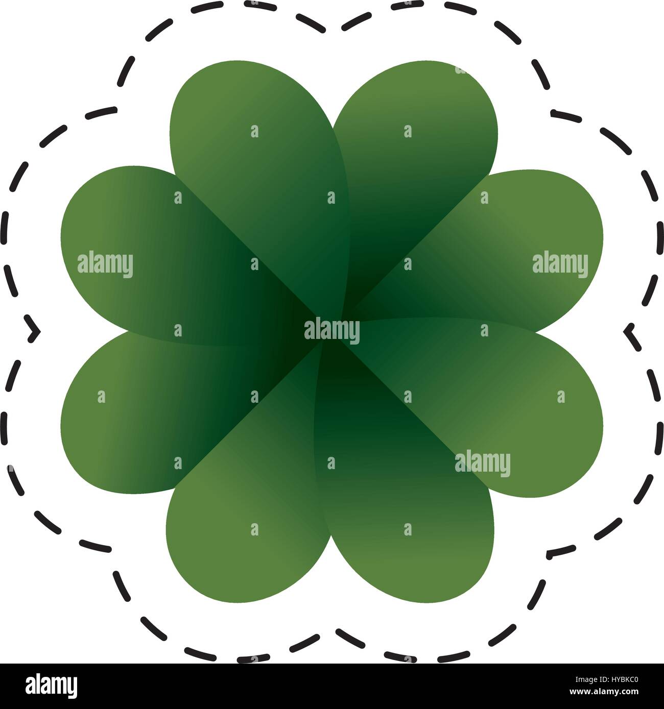 saint patrick clover leaf Stock Vector Image & Art - Alamy