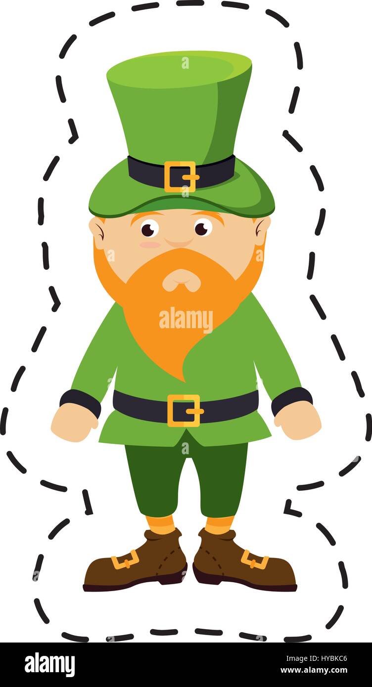 leprechaun comic character icon Stock Vector Image & Art - Alamy