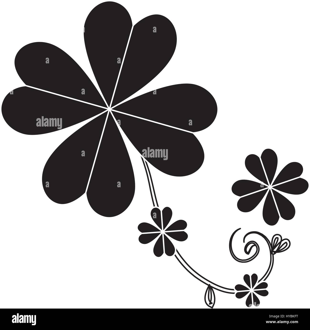 saint patrick clover leaf Stock Vector Image & Art - Alamy