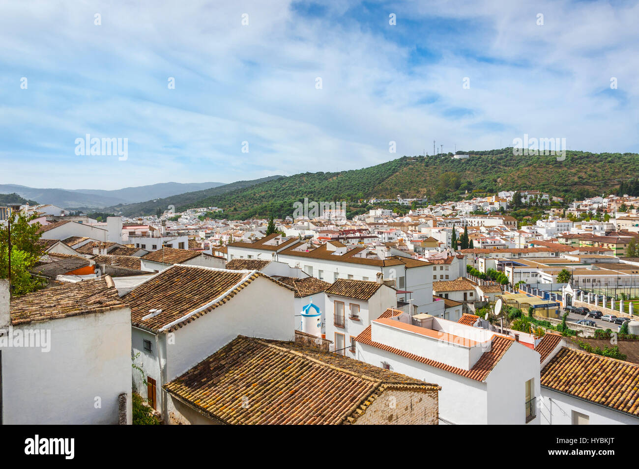 Ubrique, province of Cádiz, largest of the White Towns, Pueblos Blancos ...