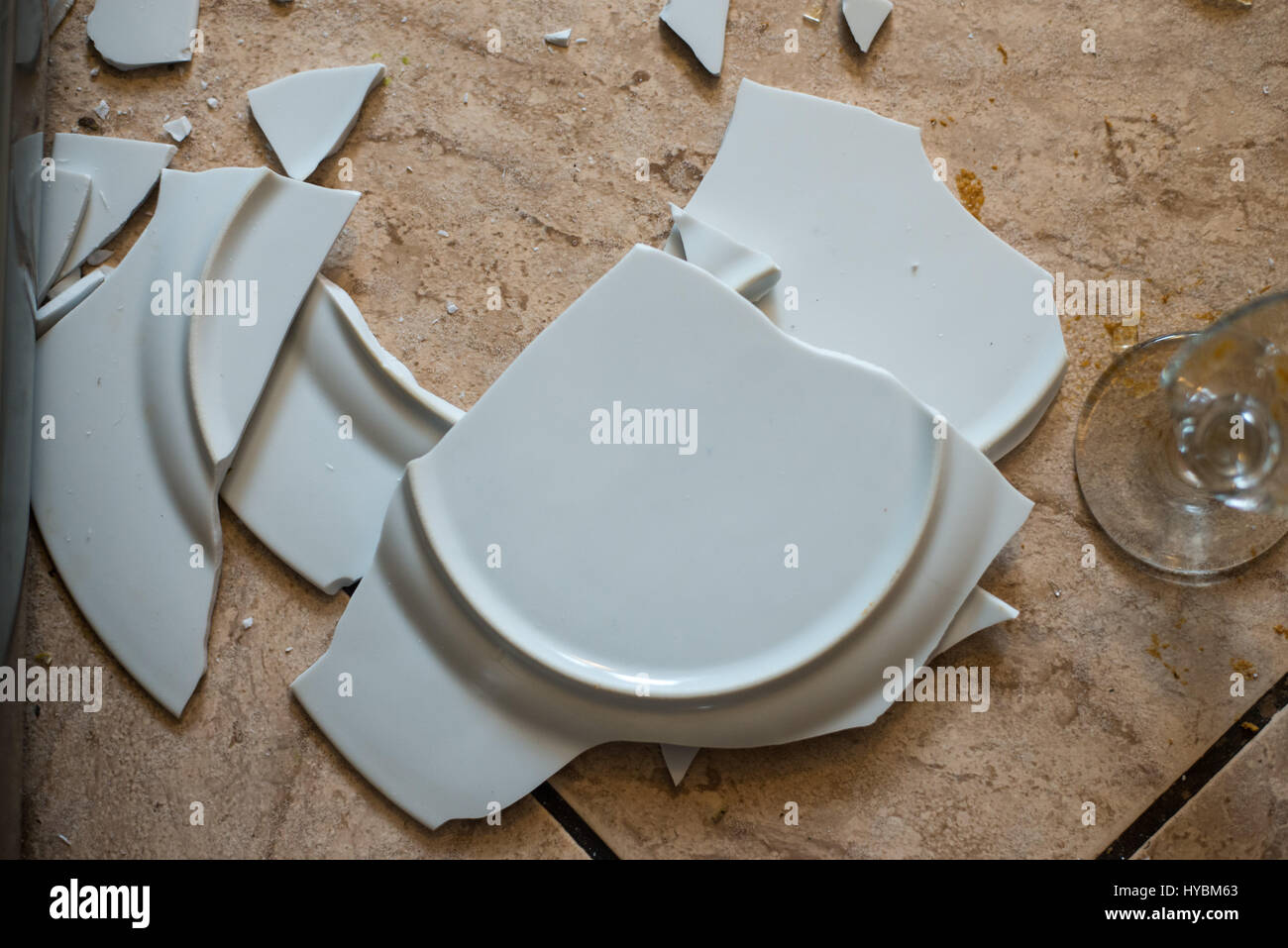 Broken dish floor hi-res stock photography and images - Alamy