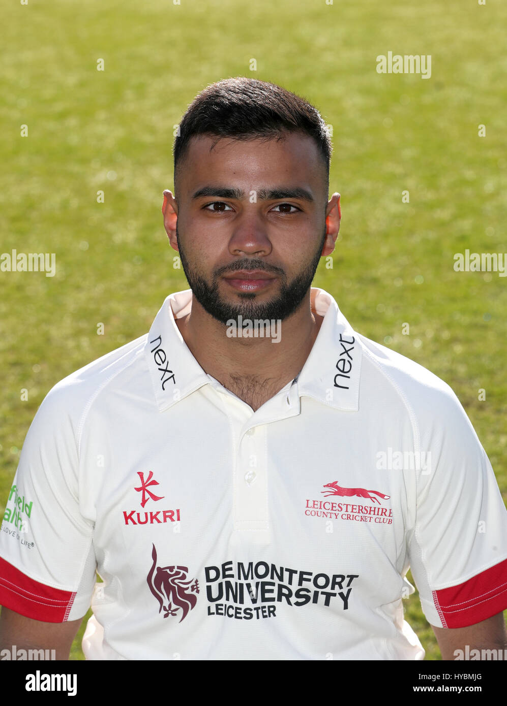 Leicestershire's Aadil Ali during the media day at Grace Road ...