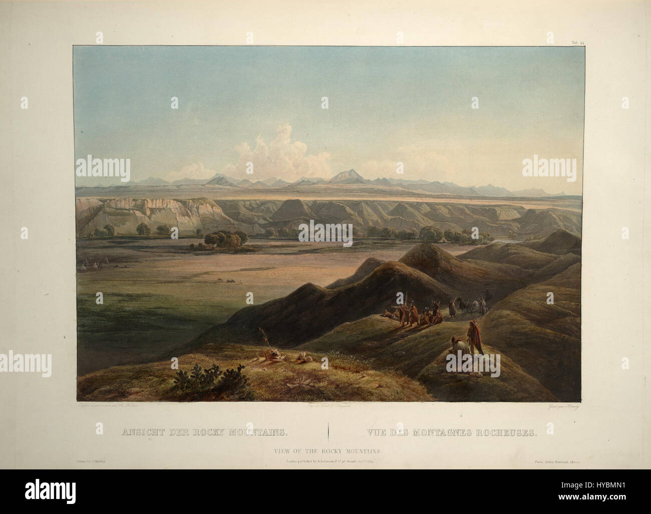 Karl Bodmer’s *Travels in America* is a series of prints documenting ...