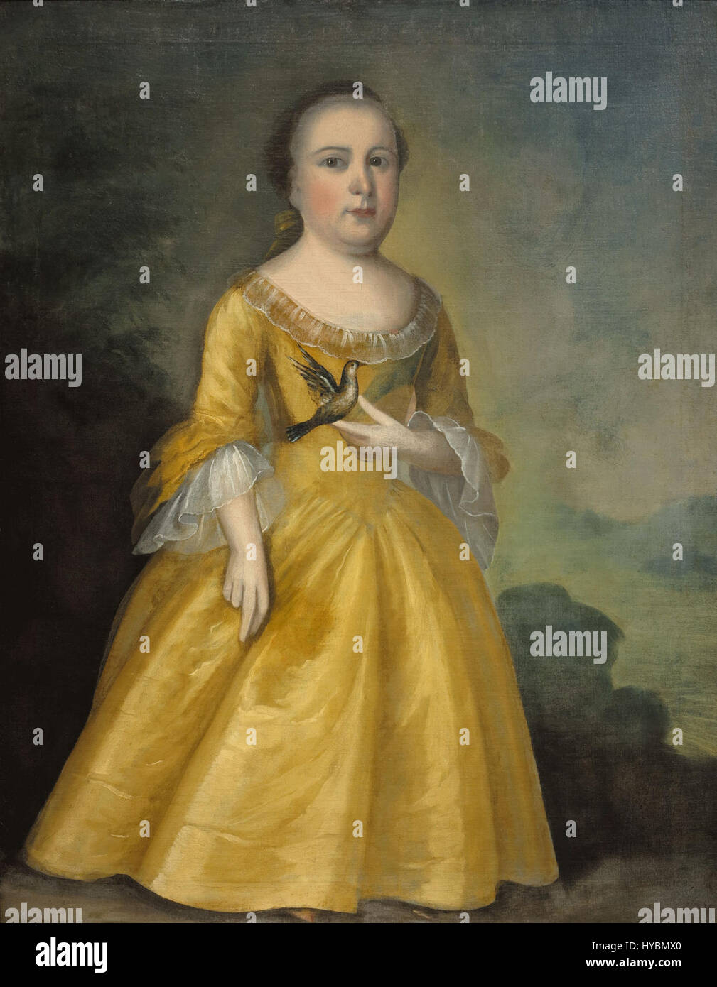 Portrait of Elizabeth Gould by Joseph E. Badger Stock Photo - Alamy