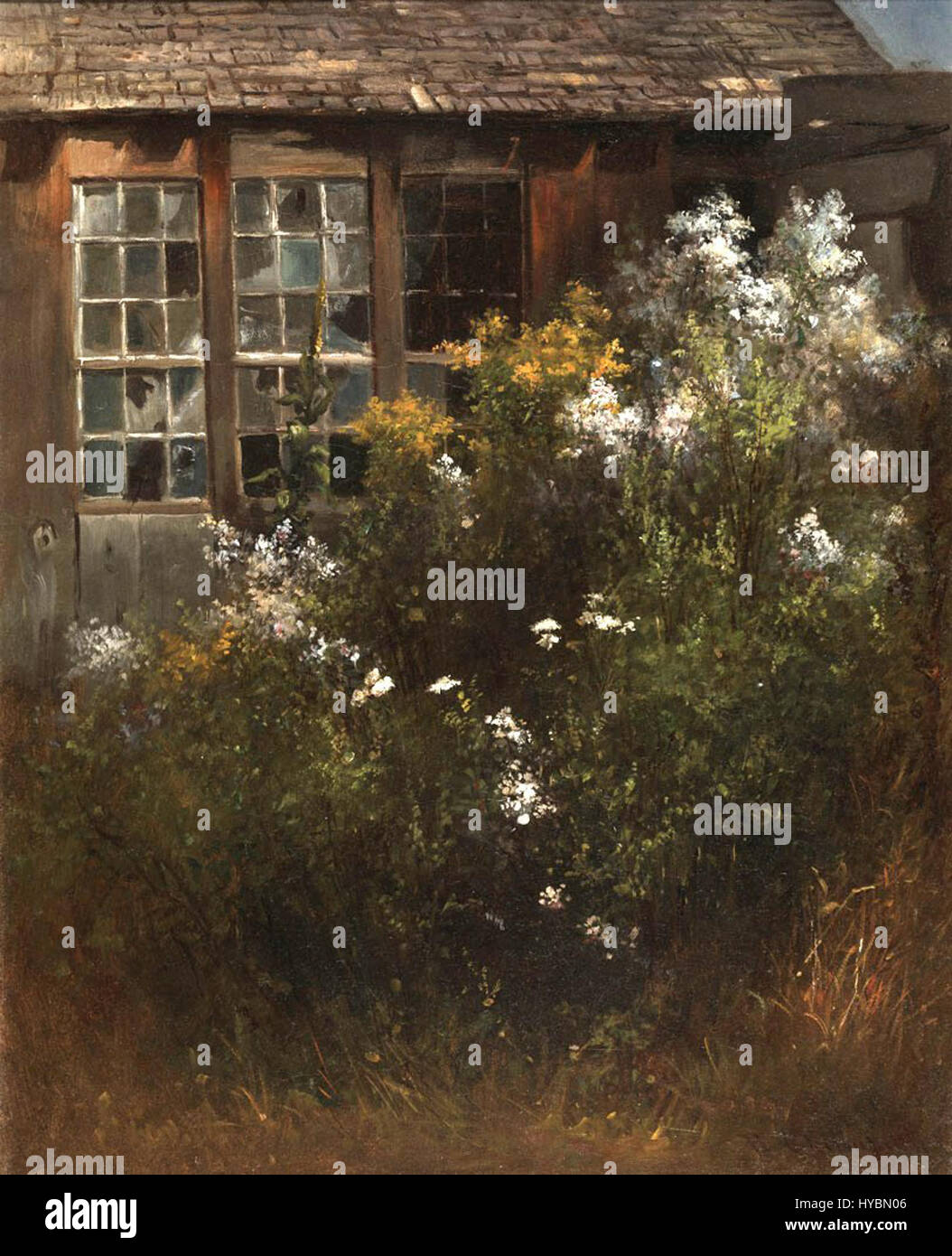 Benjamin Champney's painting *The Artist's Studio* reflects a scene of ...