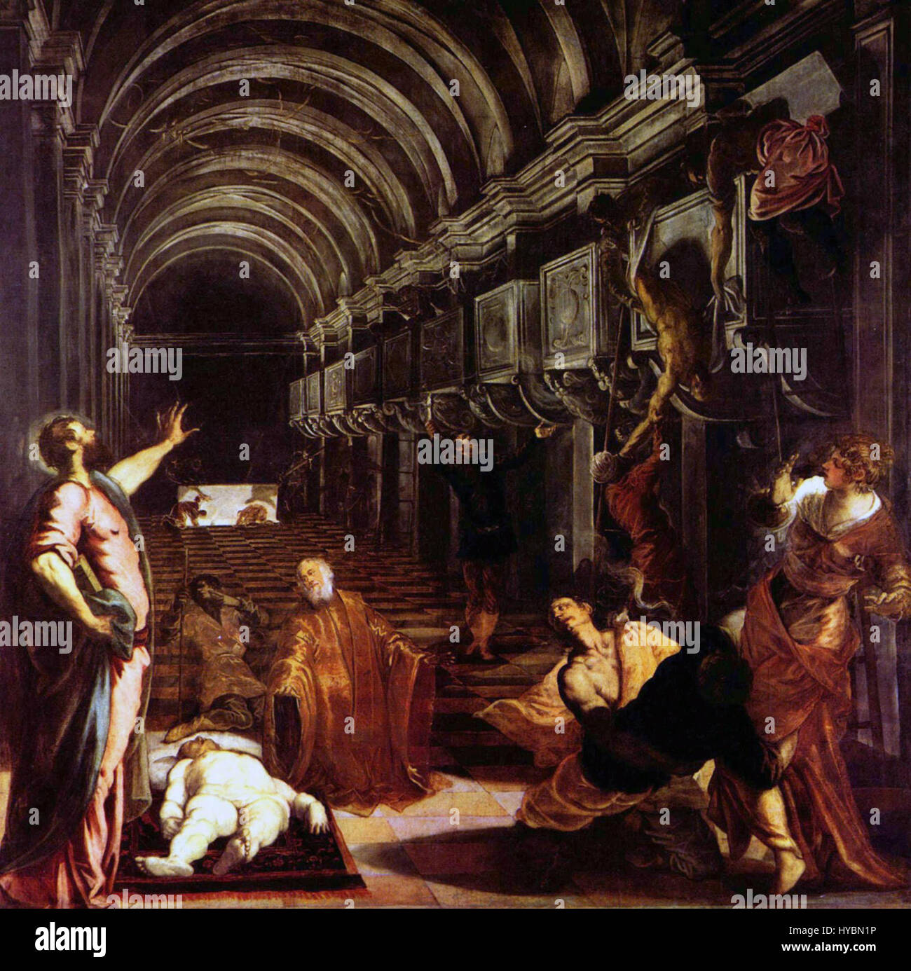 Jacopo Tintoretto Finding of the body of St Mark Yorck Project Stock ...