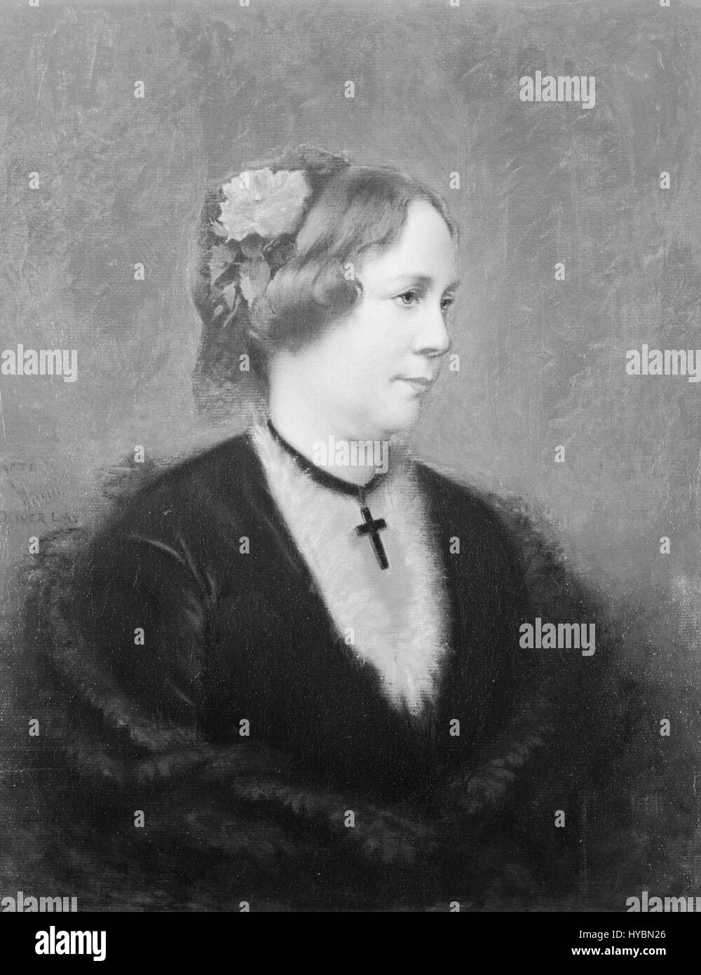 Mrs. Cyrus West Field (Mary Bryan Stone) by Oliver Ingraham Lay Stock ...