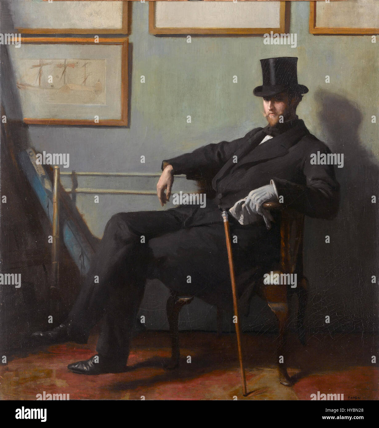 William Orpen's portrait of Herbert Barnard John Everett presents a ...