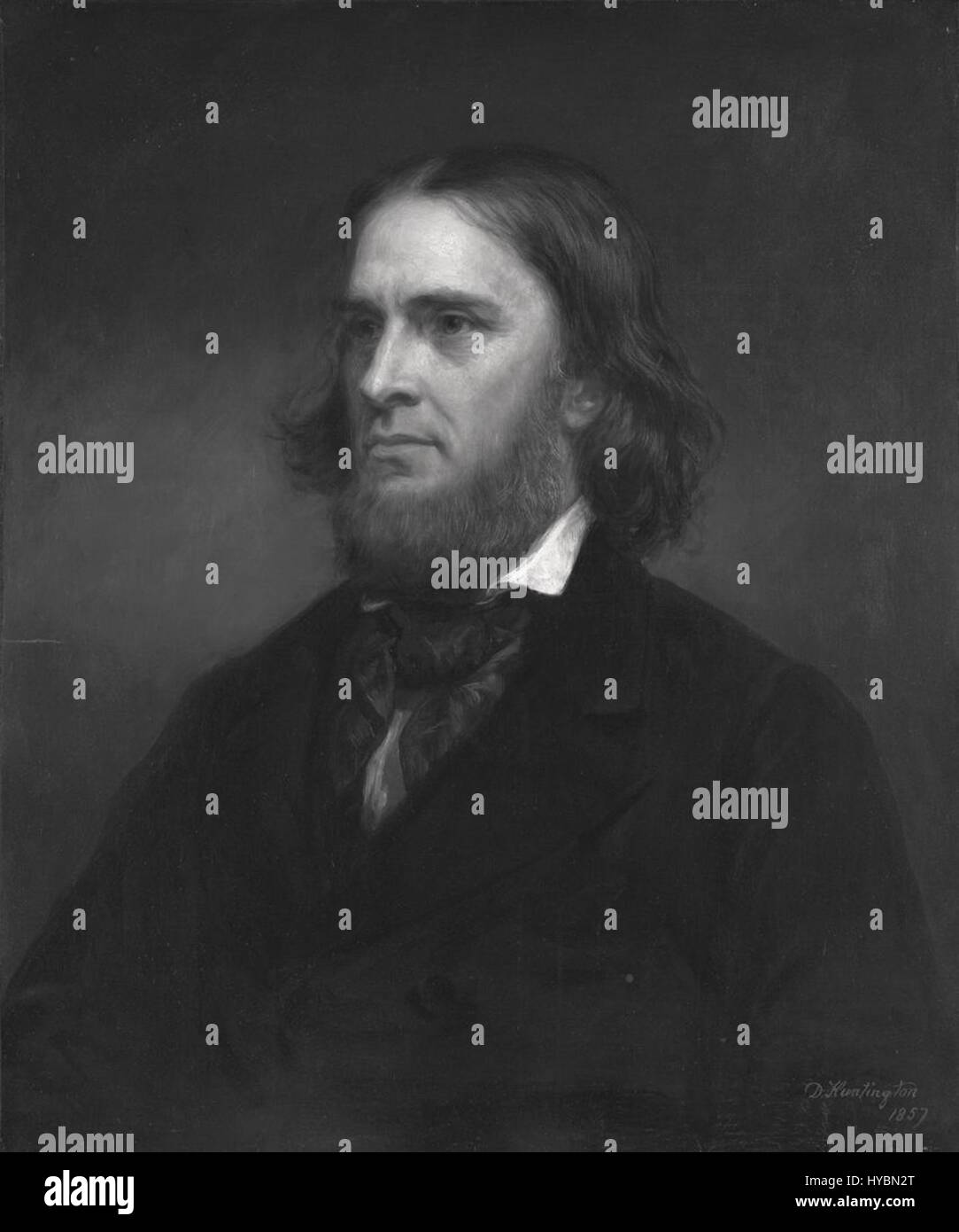 Daniel Huntington's 1857 portrait of mathematician and astronomer ...