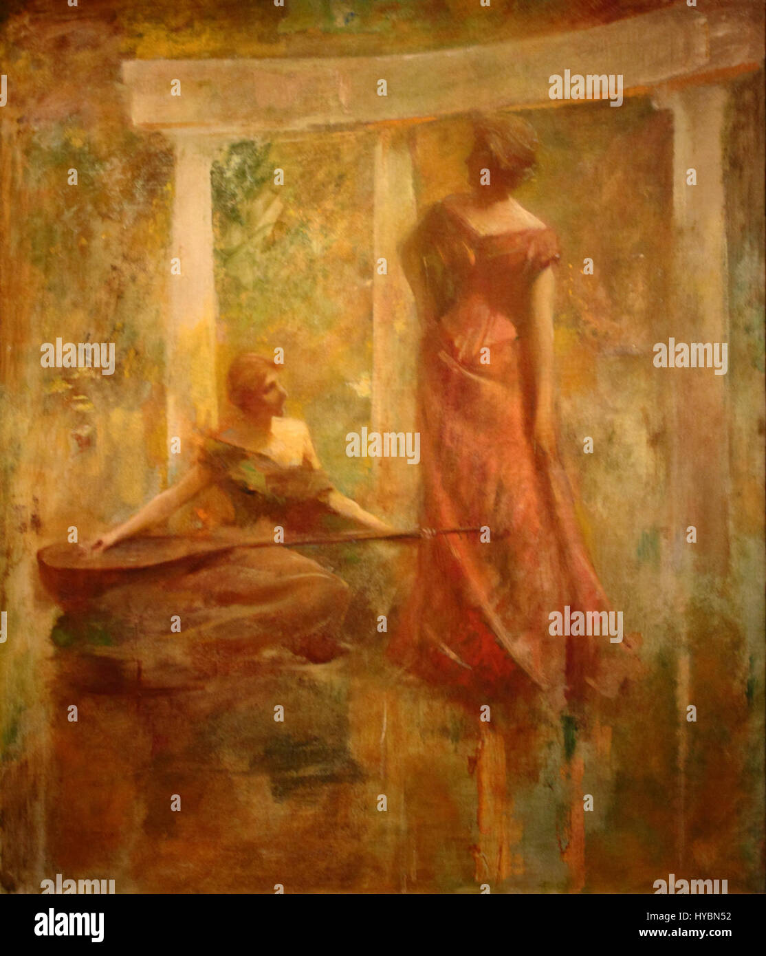 Thomas Dewing, primarily known as a painter, also created visual ...