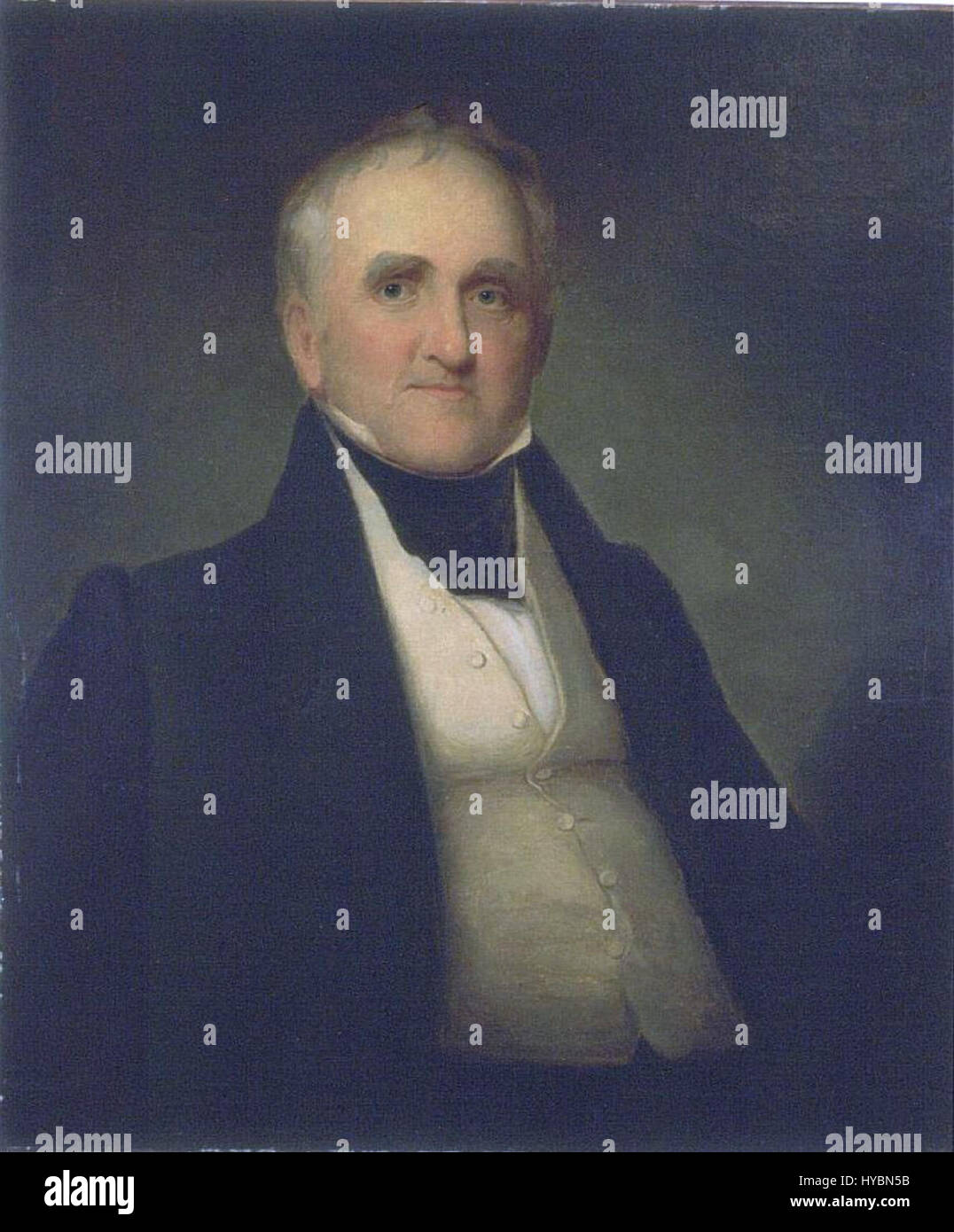 This portrait by Henry Inman depicts Benjamin Mumford, an American physician and philanthropist ...