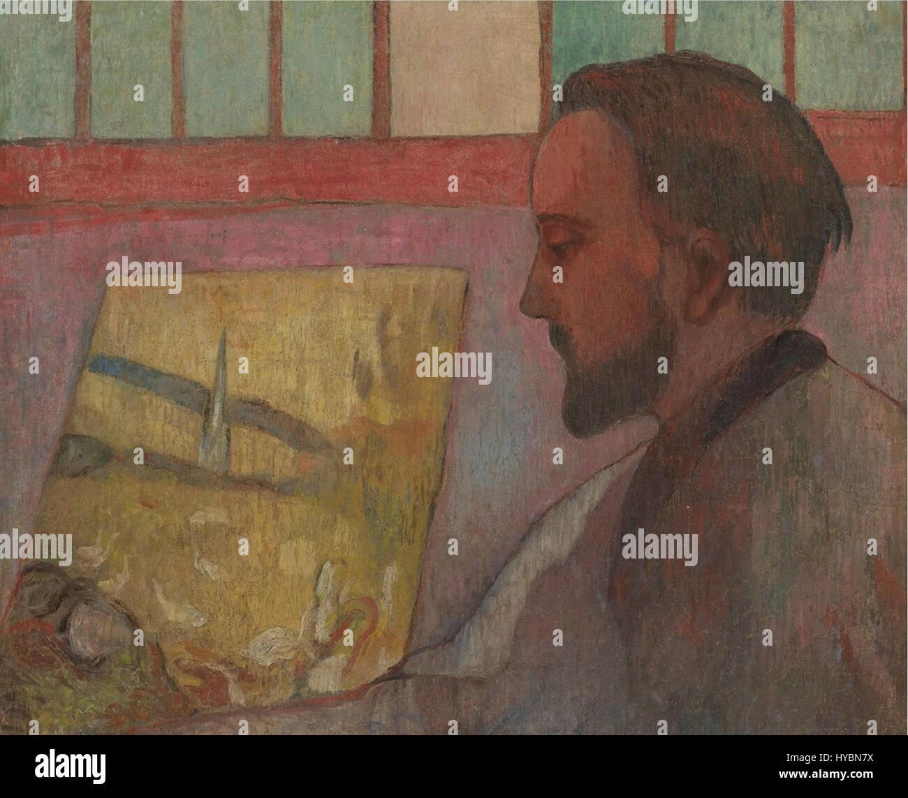 *Autoportrait au Tableau* by Émile Bernard, painted in 1894, is a self ...