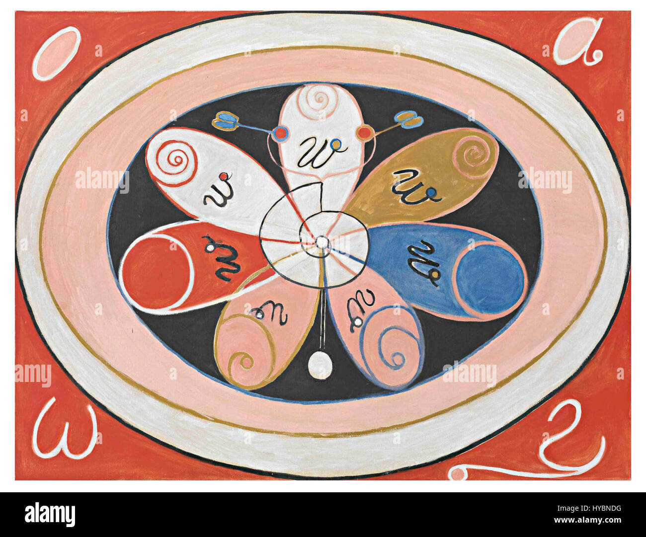 This untitled painting by Hilma af Klint, a pioneer of abstract art ...
