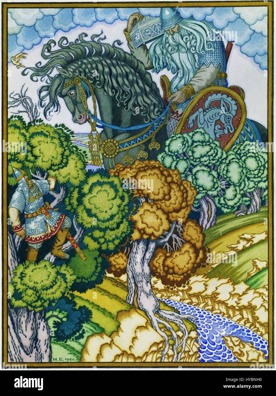 Ivan Bilibin's work, represented by this piece, reflects his skill in ...